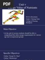 Energy Content Calculation in Foods | PDF | Food Energy | Calorie