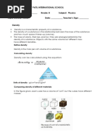 Densities of Solids, Liquids and Gases - Solids, Liquids and Gases ...