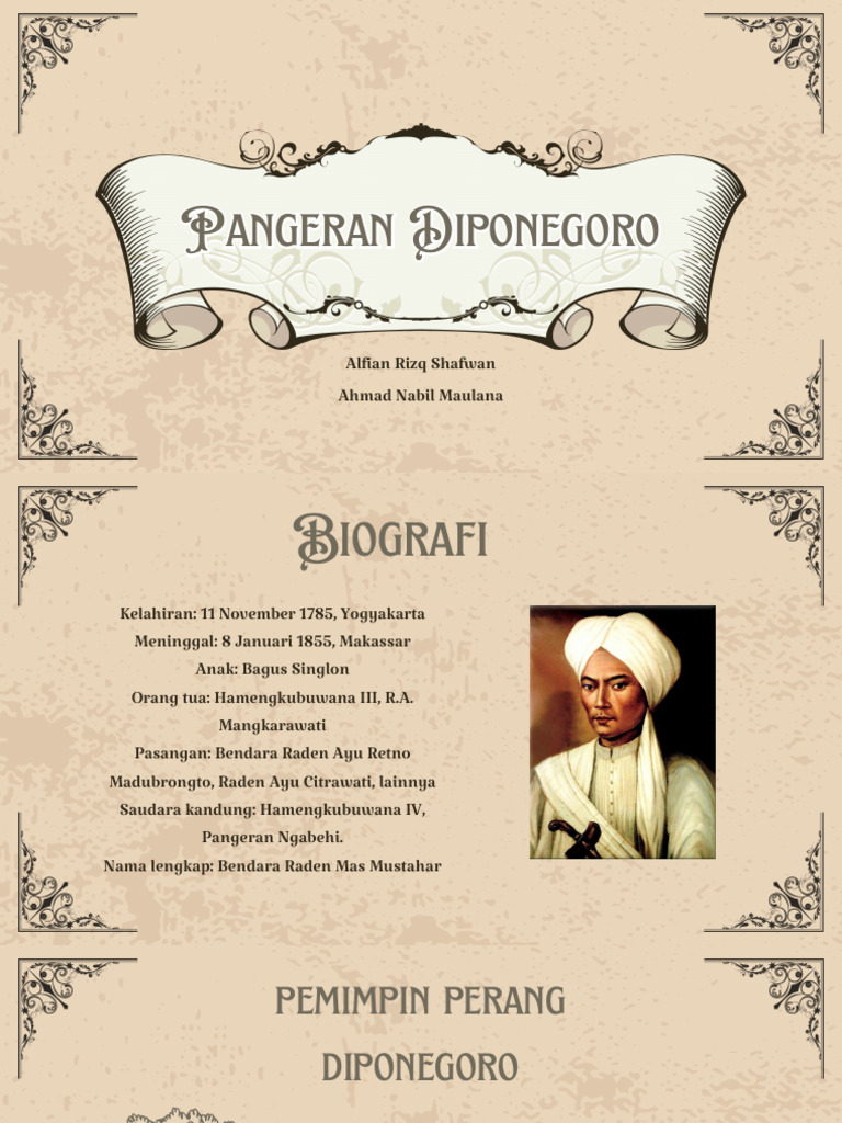 Pangeran Diponegoro | PDF