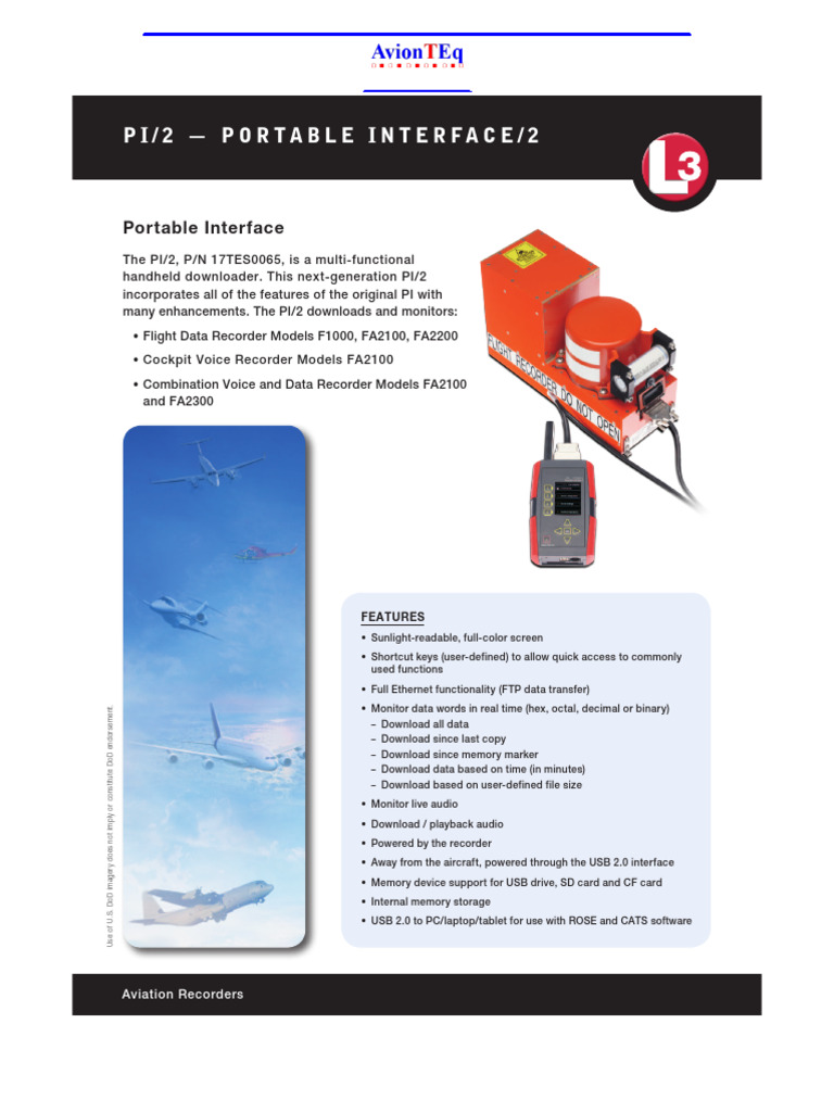 Portable Interface PI/2 Overview | PDF | Usb | Usb Flash Drive