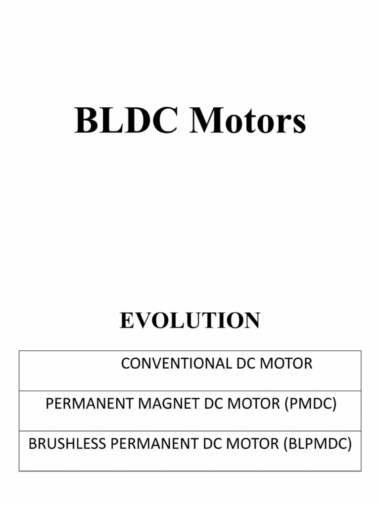 Unit 2 PMBLDC | PDF