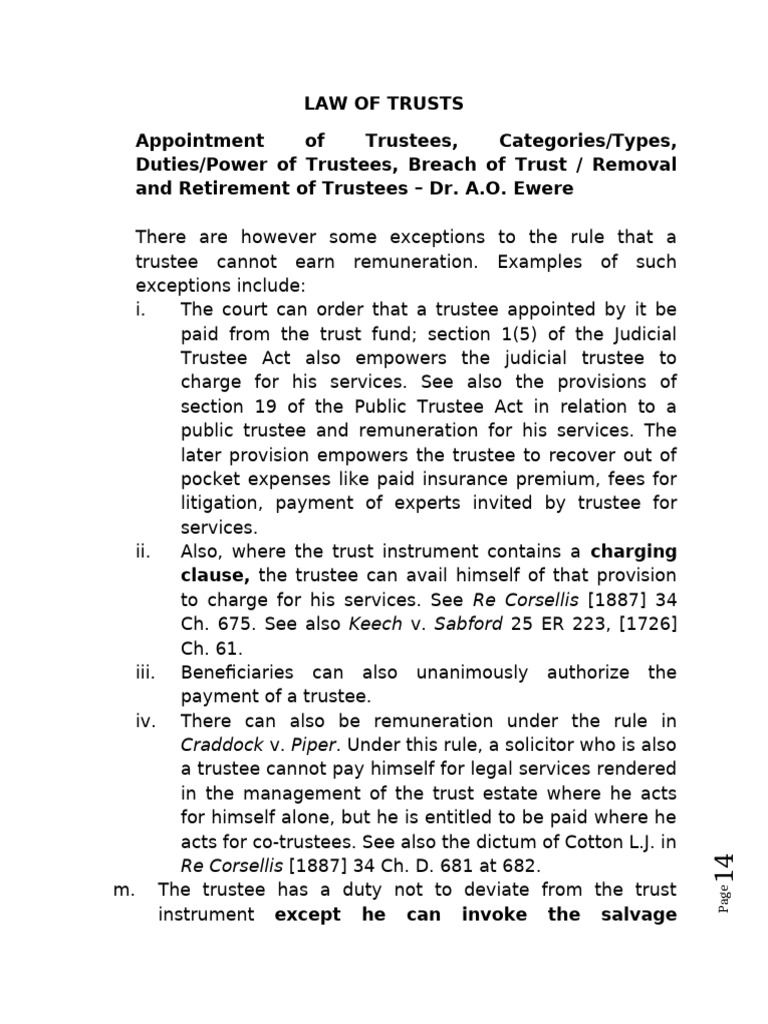 Trustee Duties and Breach of Trust | PDF | Probate | Will And Testament