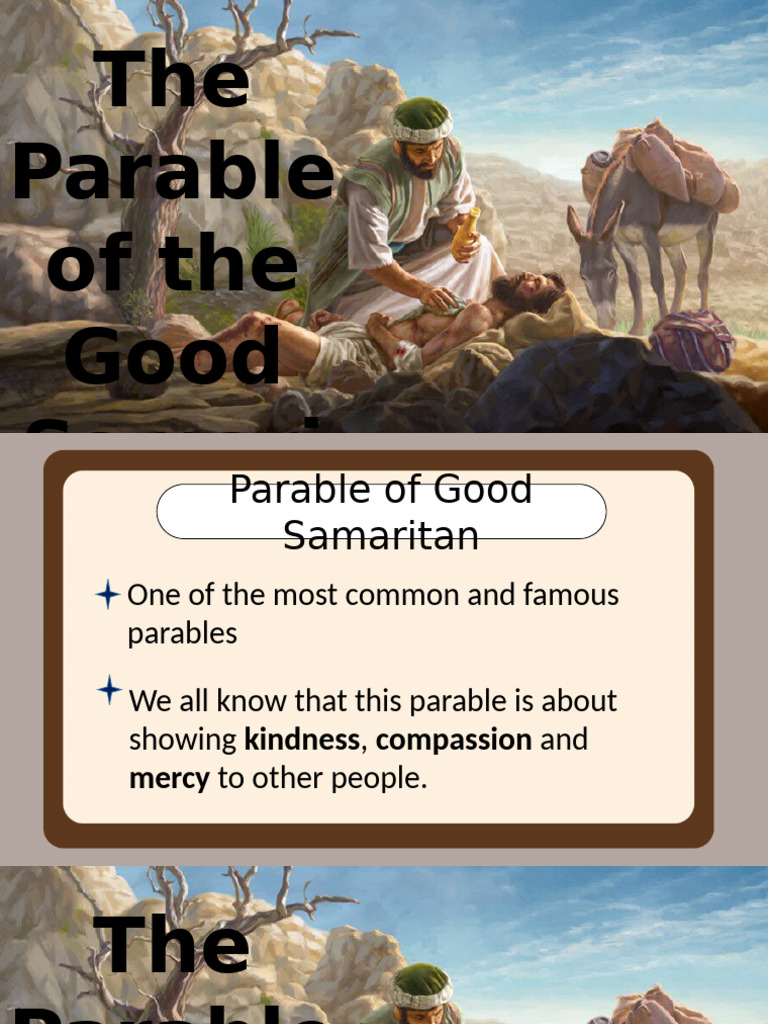 The Parable of The Good Samaritan | PDF
