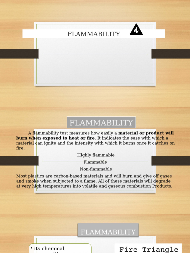 FLAMMABILITY | PDF | Materials | Industrial Processes