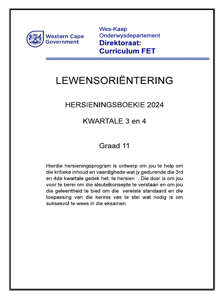 LO Hersiening Kwartaal 3 en 4 | PDF