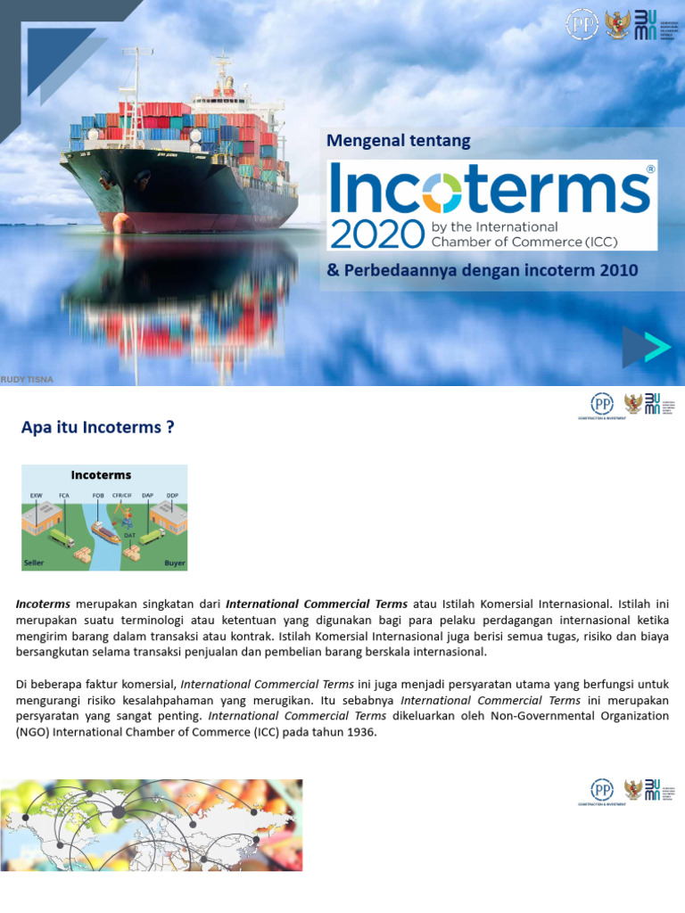 Perbedaan Incoterms 2010 dan 2020 | PDF