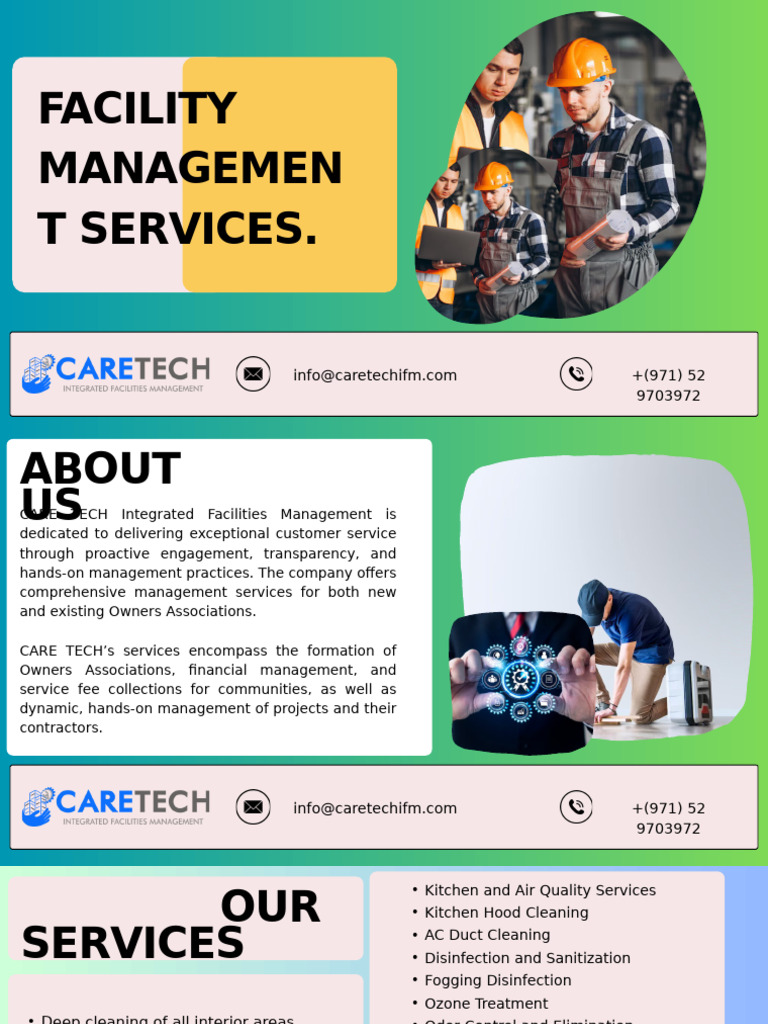 Facility Management Services | PDF | Hygiene | Building Engineering