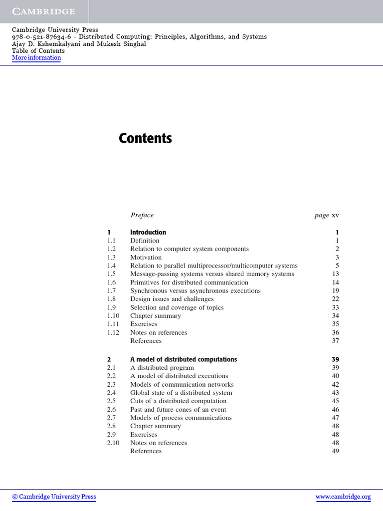 Principles of Distributed Computing | PDF | Distributed Computing ...