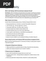 Event Derivation in SuccessFactors EC | PDF