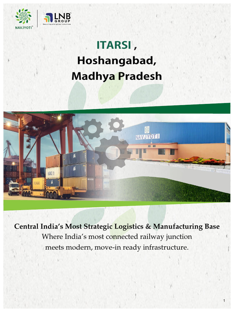 Itarsi Is The Node in India's Logistics | PDF | Logistics | Economies