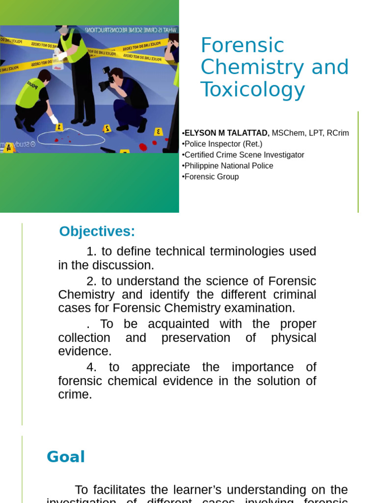 Forensic Chemistry in Crime Scene Analysis | PDF | Yarn | Paper