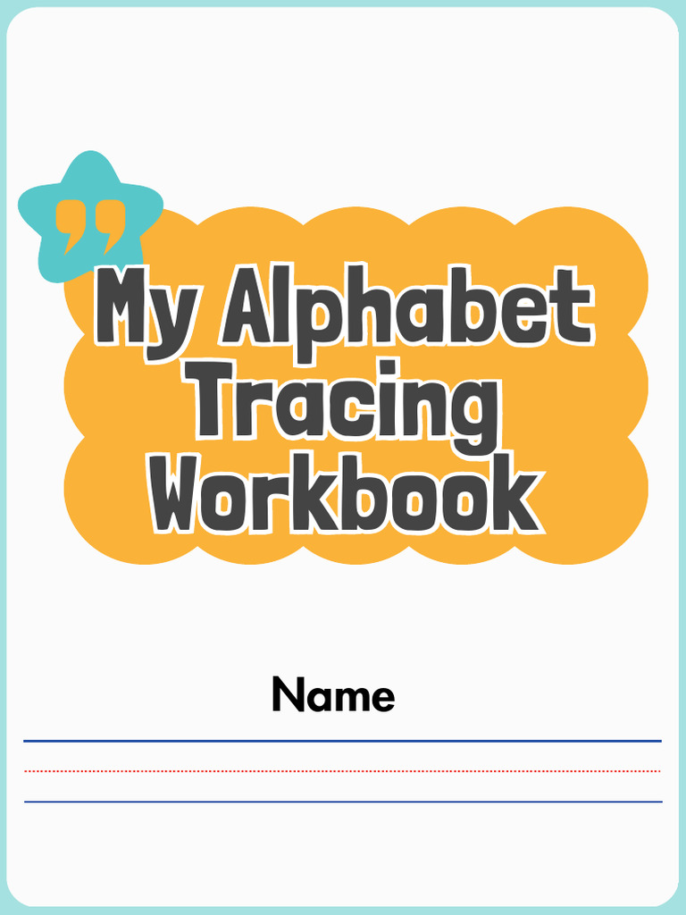 My Alphabet Tracing Workbook | PDF | Languages Of Asia