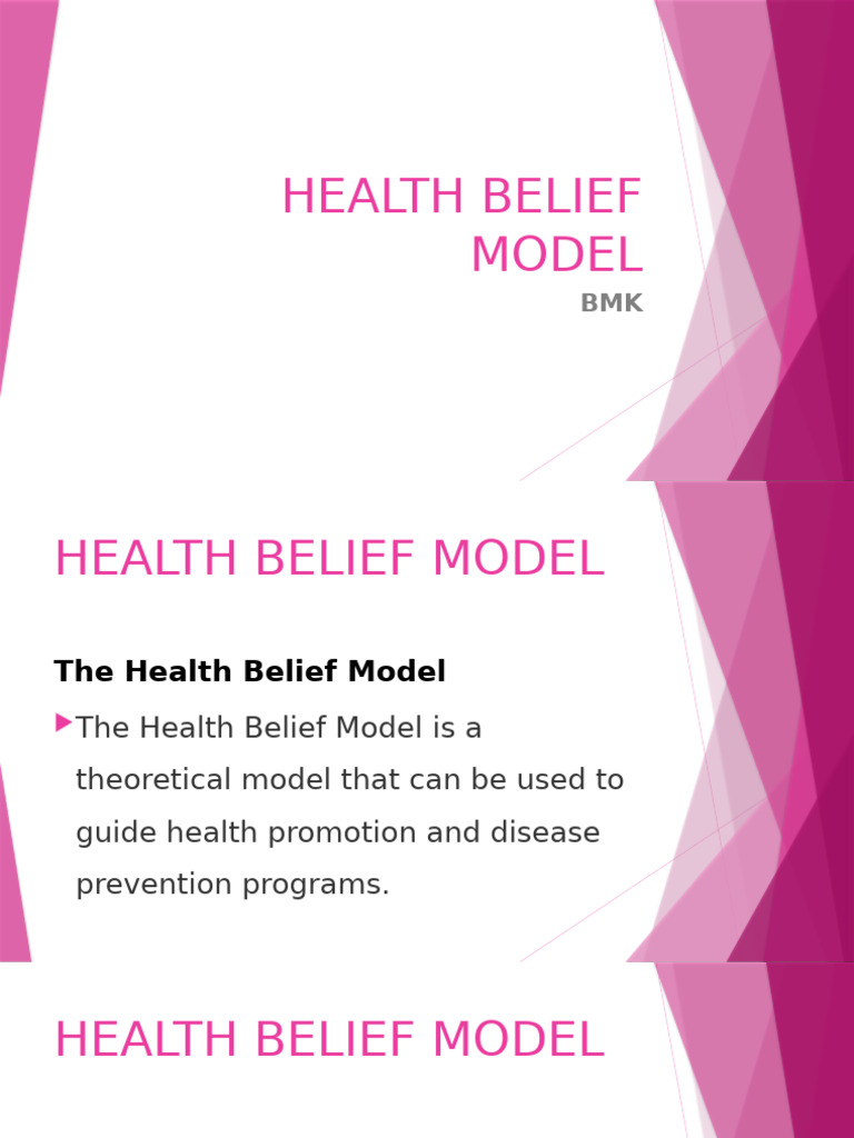 Understanding the Health Belief Model | PDF | Psychological Concepts ...