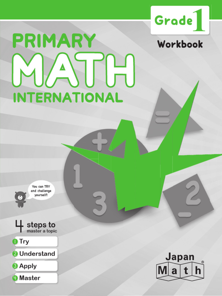 Japan Math Workbook G1 Sample PDF | PDF
