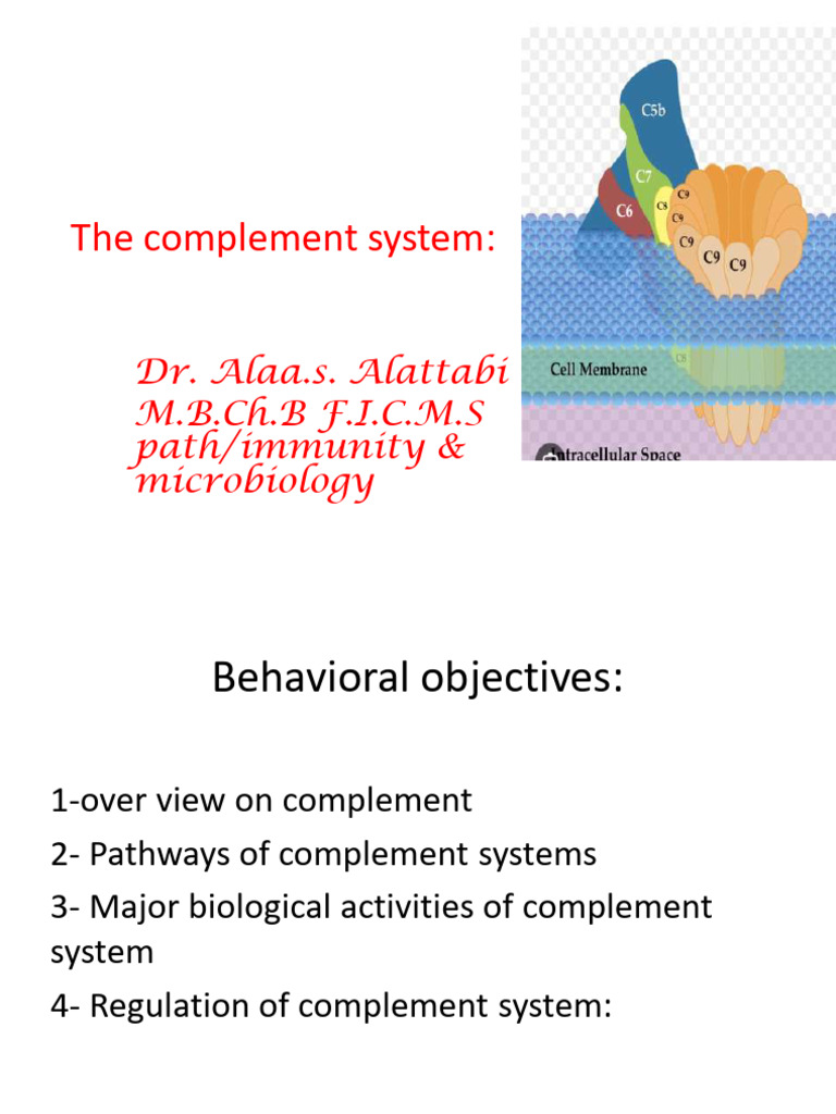 The Complement System2024 | PDF | Complement System | Immunology