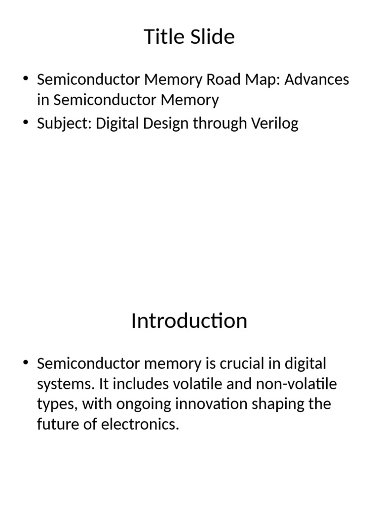Semiconductor Memory Innovations Explained | PDF