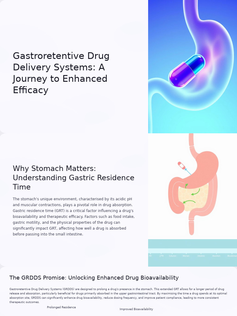 Gastroretentive Drug Delivery Systems A Journey To Enhanced Efficacy ...