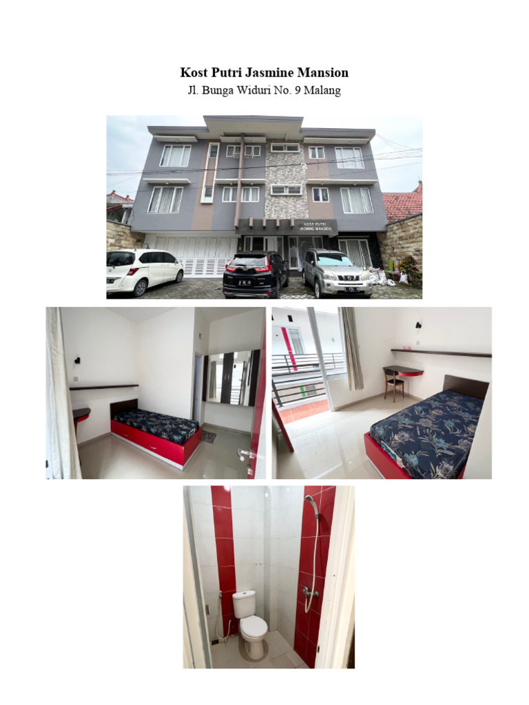 Kost Putri Jasmine Mansion | PDF