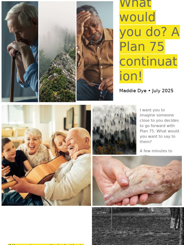 IH1 Presentation Plan 75 Death Assisted Suicide | PDF