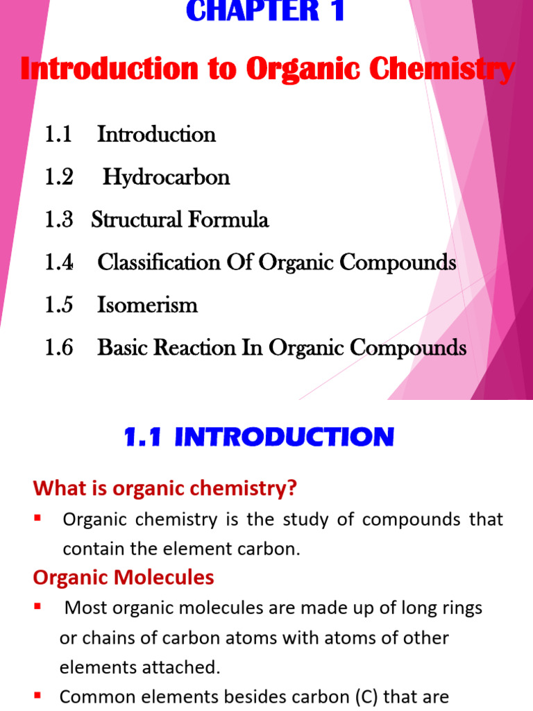 Introduction to Organic Compounds | PDF | Organic Chemistry | Chemistry
