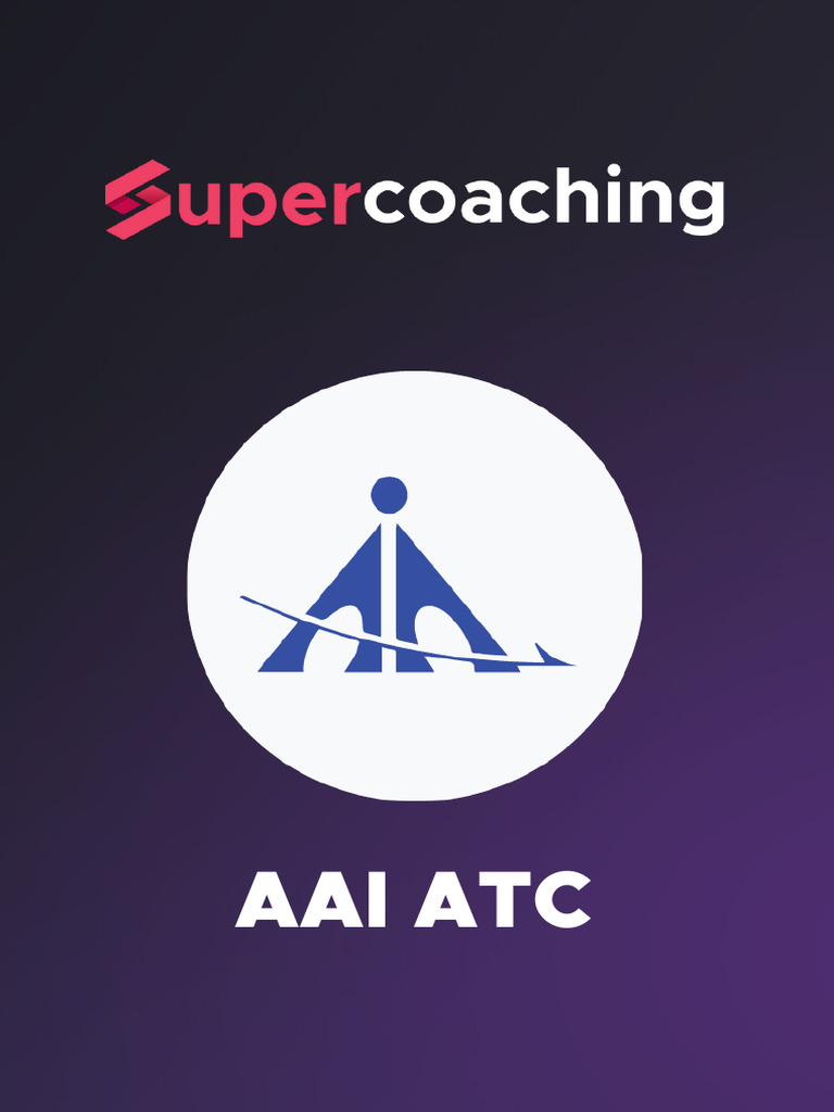 AAI ATC Super Coaching Overview | PDF