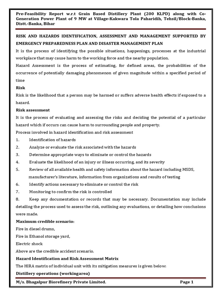 Risk Assessment | PDF | Hazards | Boiler