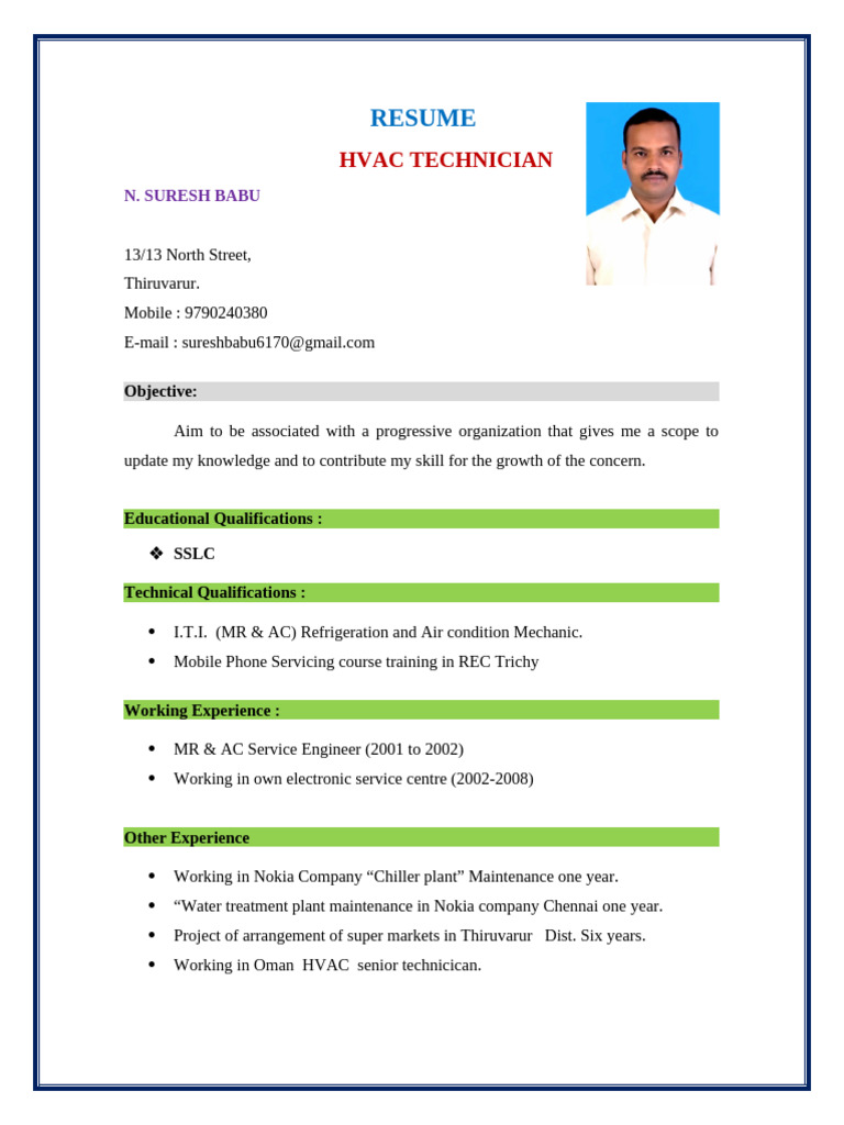 Babu Resume | PDF