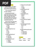 Developing Reading Power Grade 3 Ok | PDF | Coconut