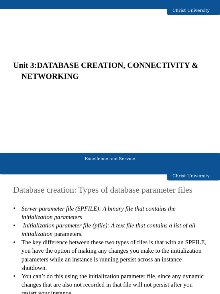 Dba Unit 3 | PDF | Databases | Computing