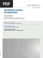 Cold Test Procedure Overview - IEC 60068-2-1 | PDF