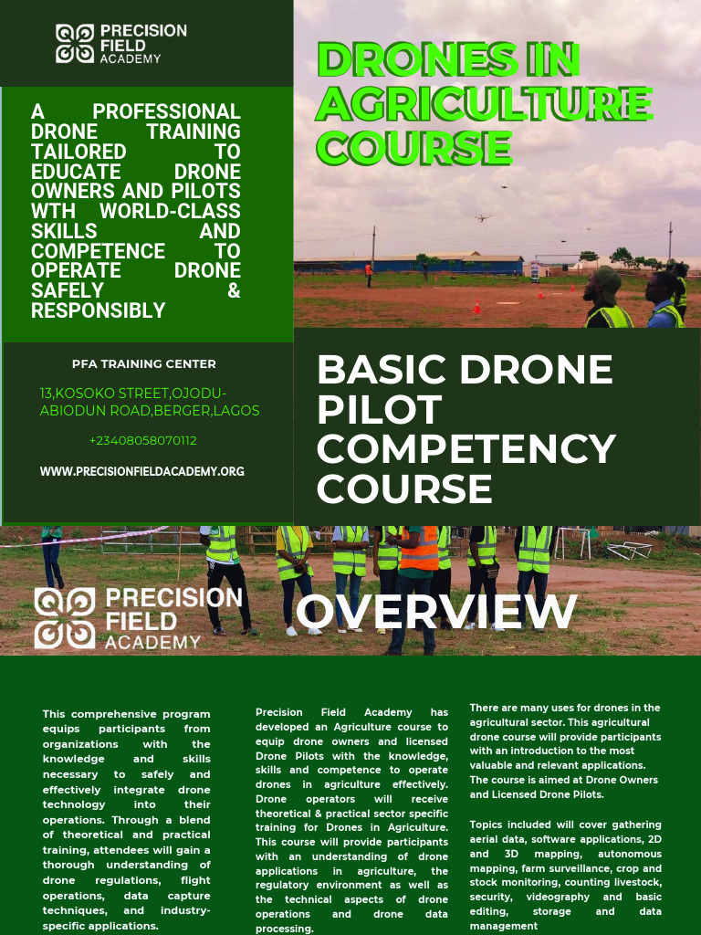 Basic Drone Pilot Competency Course Brochure PDF | PDF | Unmanned ...