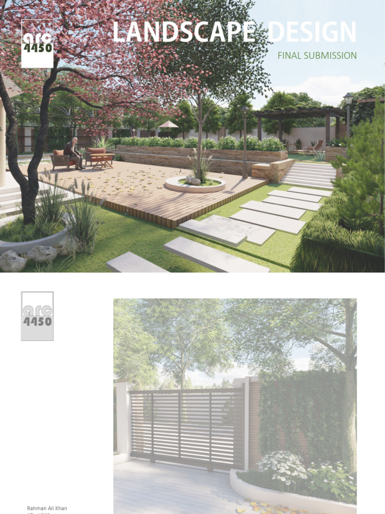 Architectural Site Plan and Landscape Design | PDF | Tile | Wall