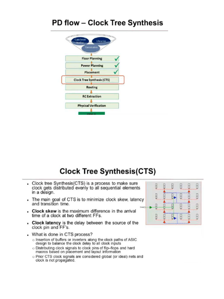 Clock Tree Synthesis | PDF