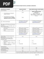 CDSL Charges and Fee Structure Guide | PDF | Debits And Credits ...