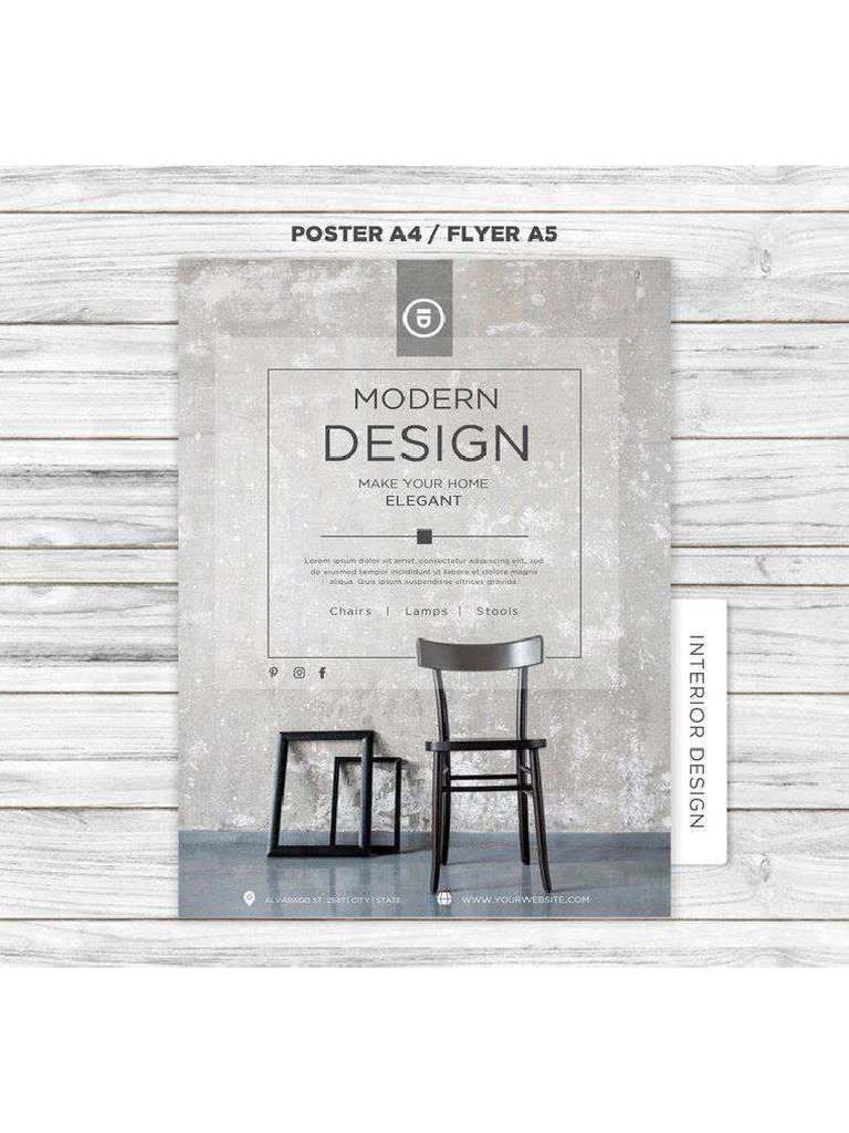 Interior Design Poster Template 23 2148852412 | PDF