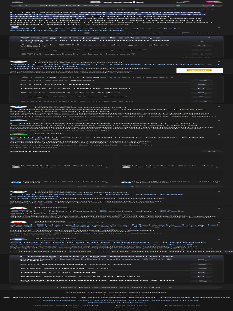 CTM Obat Apa - Penelusuran Google | PDF