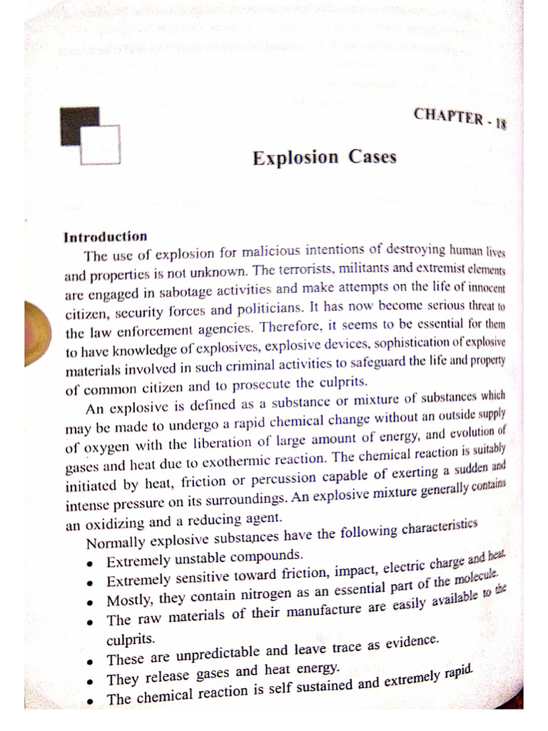 Explosion Cases. | PDF