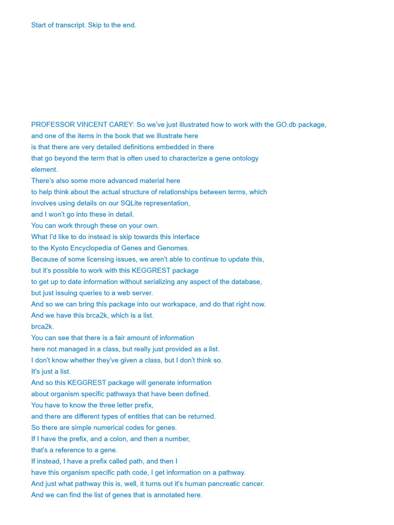 Annotation Tools For Systems Biology - Section 4 - Genomic Annotation ...