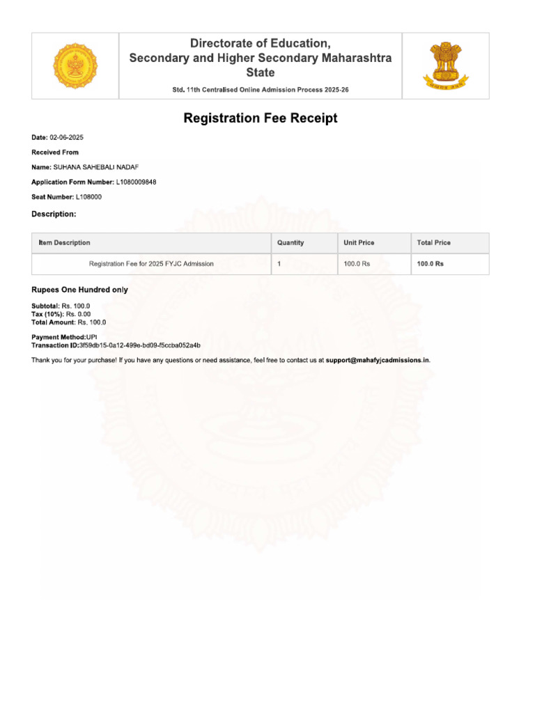 Fees Print | PDF