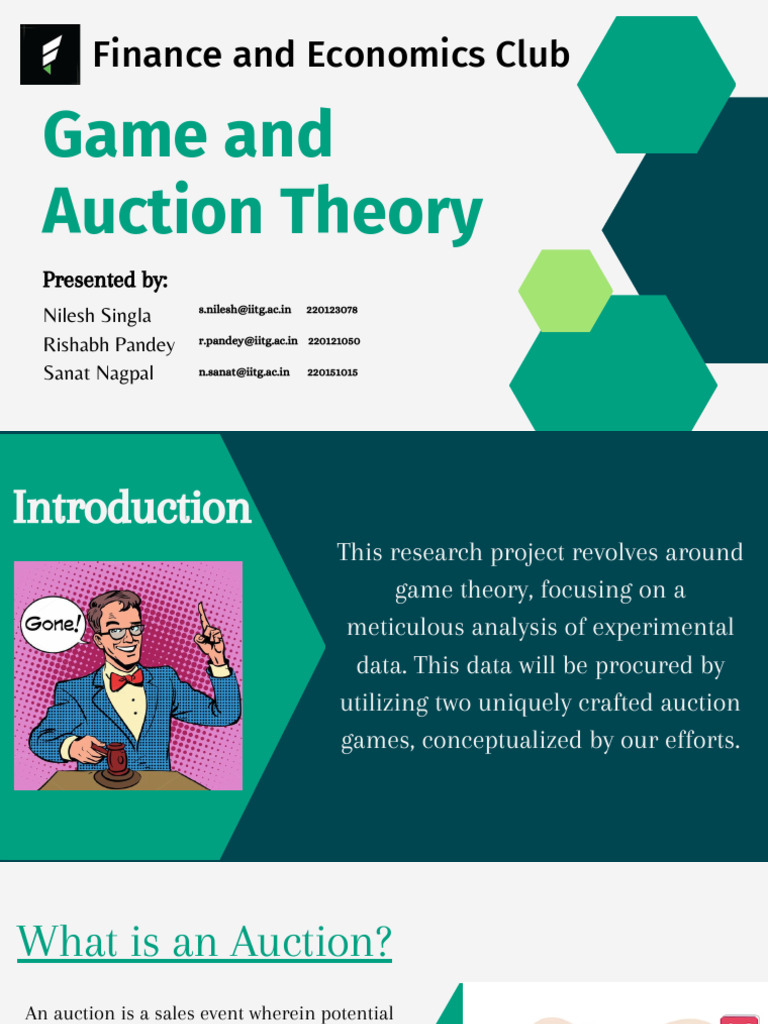 Auction Game Strategies and Analysis | PDF | Auction | Auction Theory