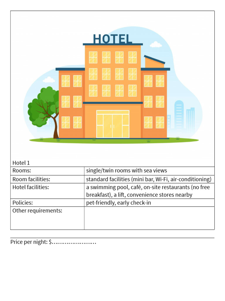 Hotel Comparison: Rooms & Amenities | PDF