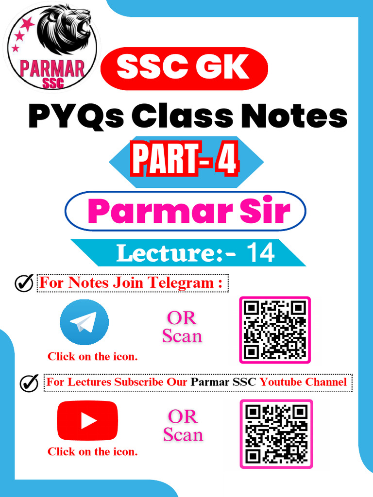 Pyq-4 Lecture 14 (Hindi) | PDF