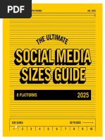 Social Media Sizes Guide 2025 | PDF | Pixel | Video