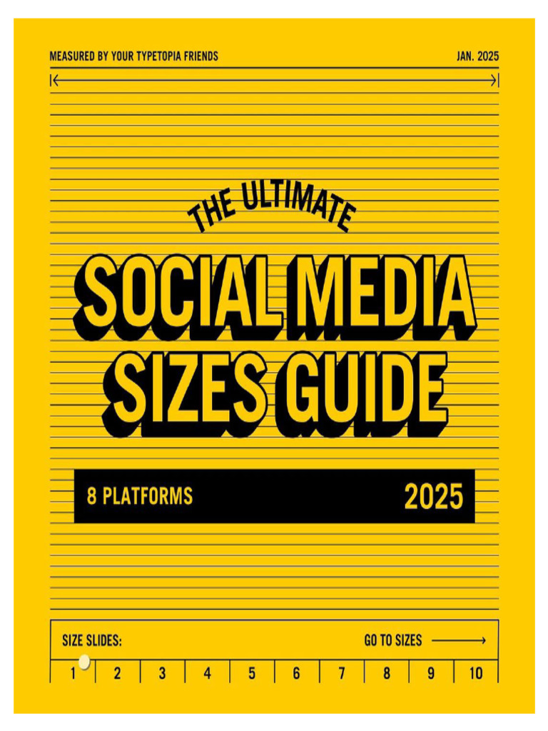 Social Media Sizes Guidelines | PDF