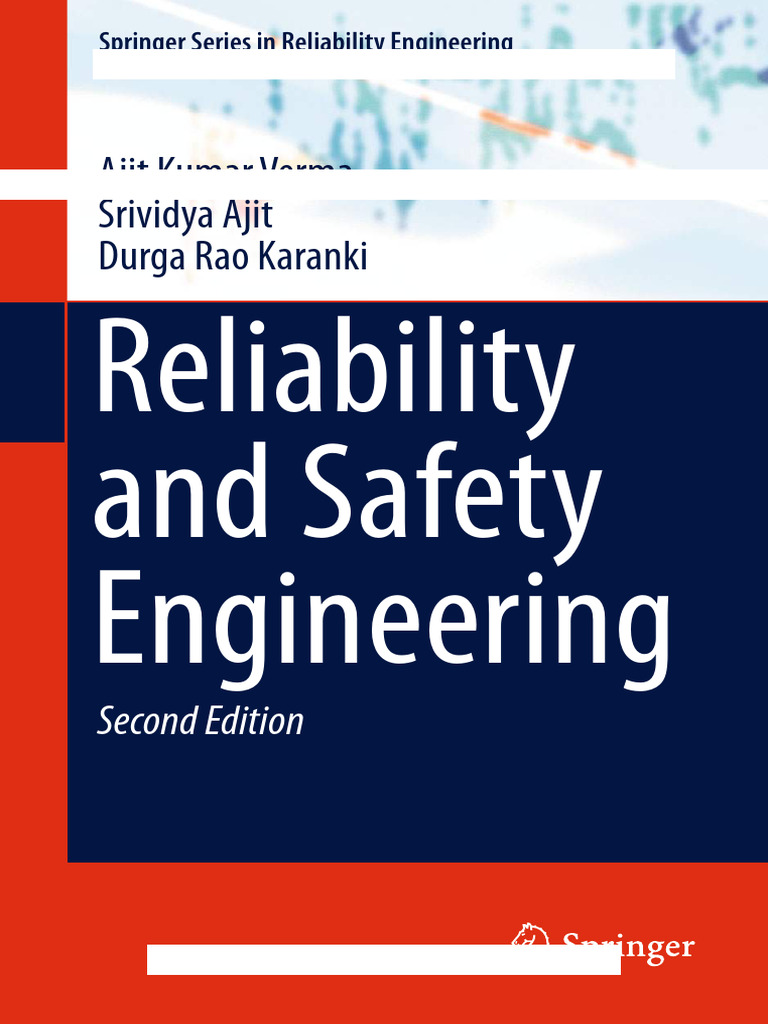 Reliability and Safety Engineering (2nd Edition) Verma | PDF ...