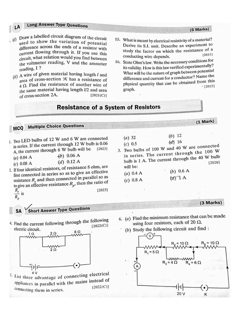 resistance questions (3) | PDF