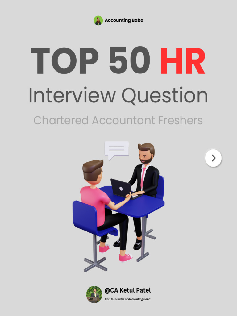 Top 50 HR Interview Questions | PDF | Audit | Accounting