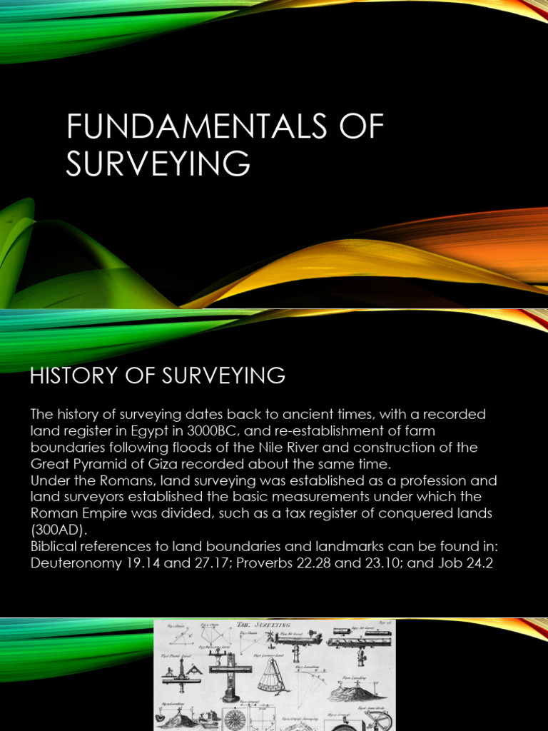 Surveying Fundamentals and Methods | PDF | Surveying | Lidar