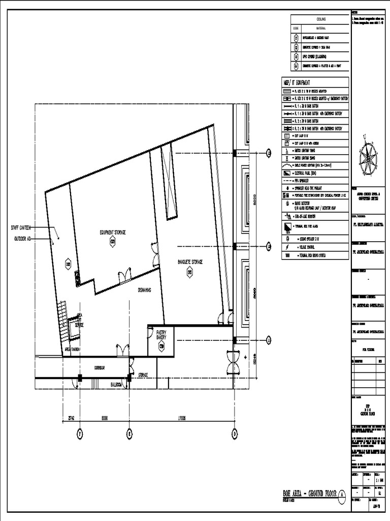 A06-11.4 Boh Ground Floor Area R3-Ceilling Plan | PDF