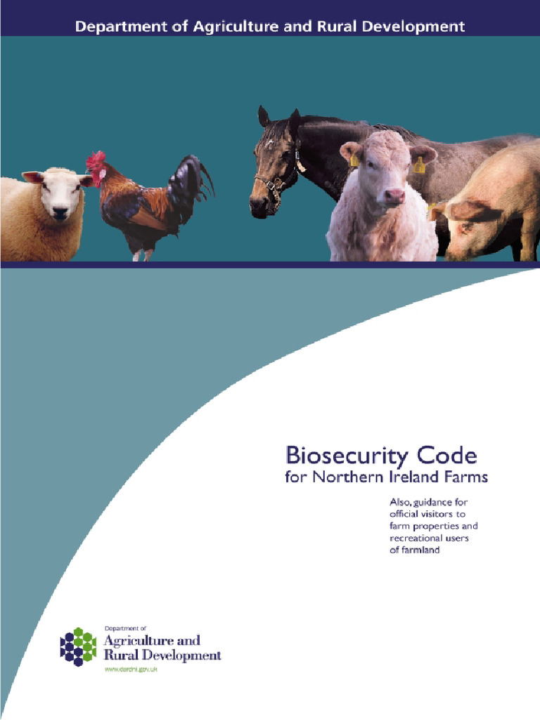 Farm Biosecurity Guidance | PDF | Livestock | Veterinary Medicine